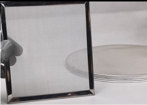 SS304 316 Woven Square Metal Filter Screen Mesh 30m Length Chemical ...