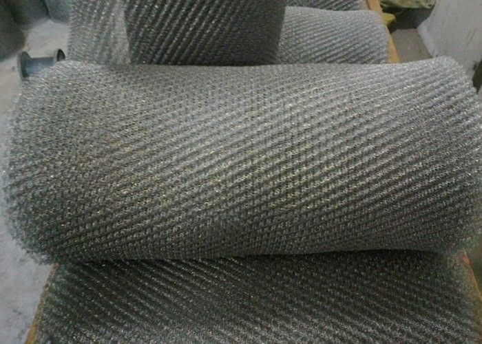 Flattened Type Nickel Knitted Wire Mesh For Demister Pad Filter