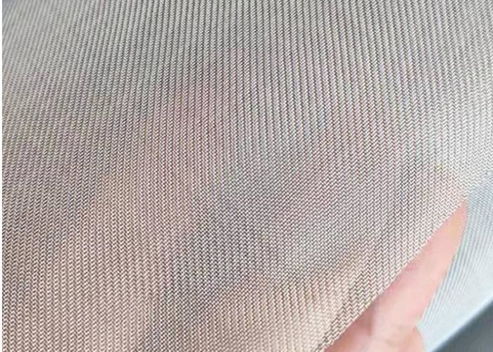 316L Twilled Weave Stainless Steel Wire Mesh Screen For Precision ...
