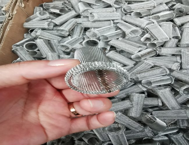 30cm 20mm 25mm Stainless Steel Mesh Strainer Cone Mesh Filter 500 125 ...