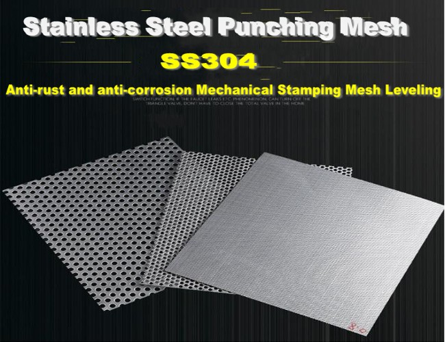 SS304 Punched Steel Sheet Ceiling Decorative Punched Metal Panels