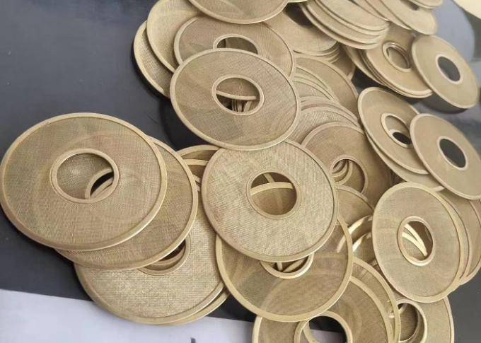 Twilled Weave Fine Brass Filter Screen Mesh For Clay And Powder Filtration