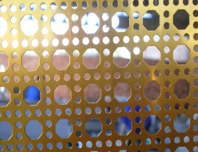 Thickness 0.1mm-8mm Punched Metal Sheet Perforated Copper Screen with ...