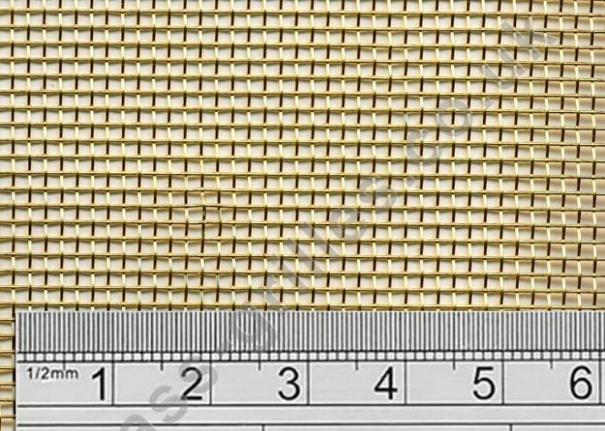 High Density Brass Woven Wire Mesh Woven Metal Mesh Fabric For Fine ...