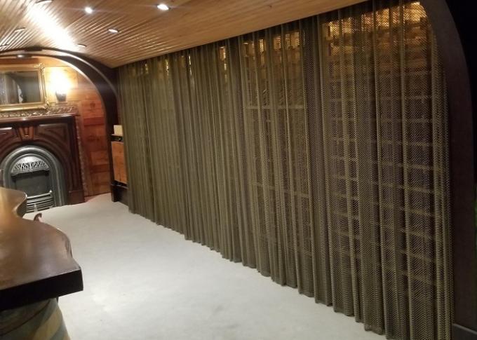 Flexible Aluminium Woven Wire Mesh Screen Spiral Patterns For Interior ...
