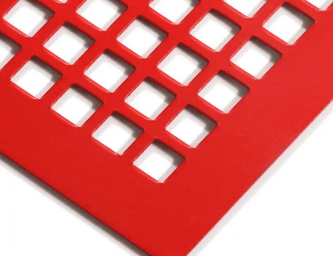 Rectangular Holes Diagonal Pitch Perforated Mesh Sheet 1000mm×2400mm