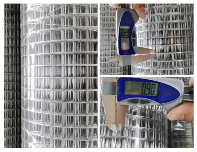 Stainless Steel Galvanized 50mm Custom Weld Mesh Plastic Spraying