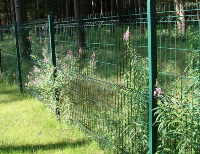 2''× 4'' Rectangle Hole 3D Curved Welded Wire Mesh Fence Weldmesh ...
