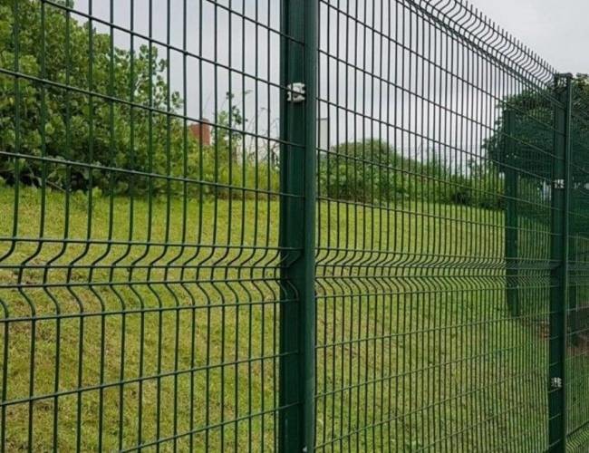 2''× 4'' Rectangle Hole 3D Curved Welded Wire Mesh Fence Weldmesh ...